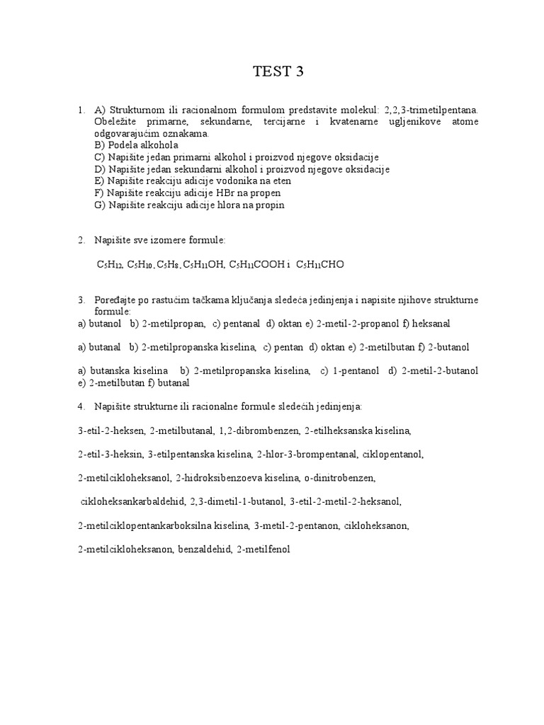 Primeri Za Test 3 | PDF