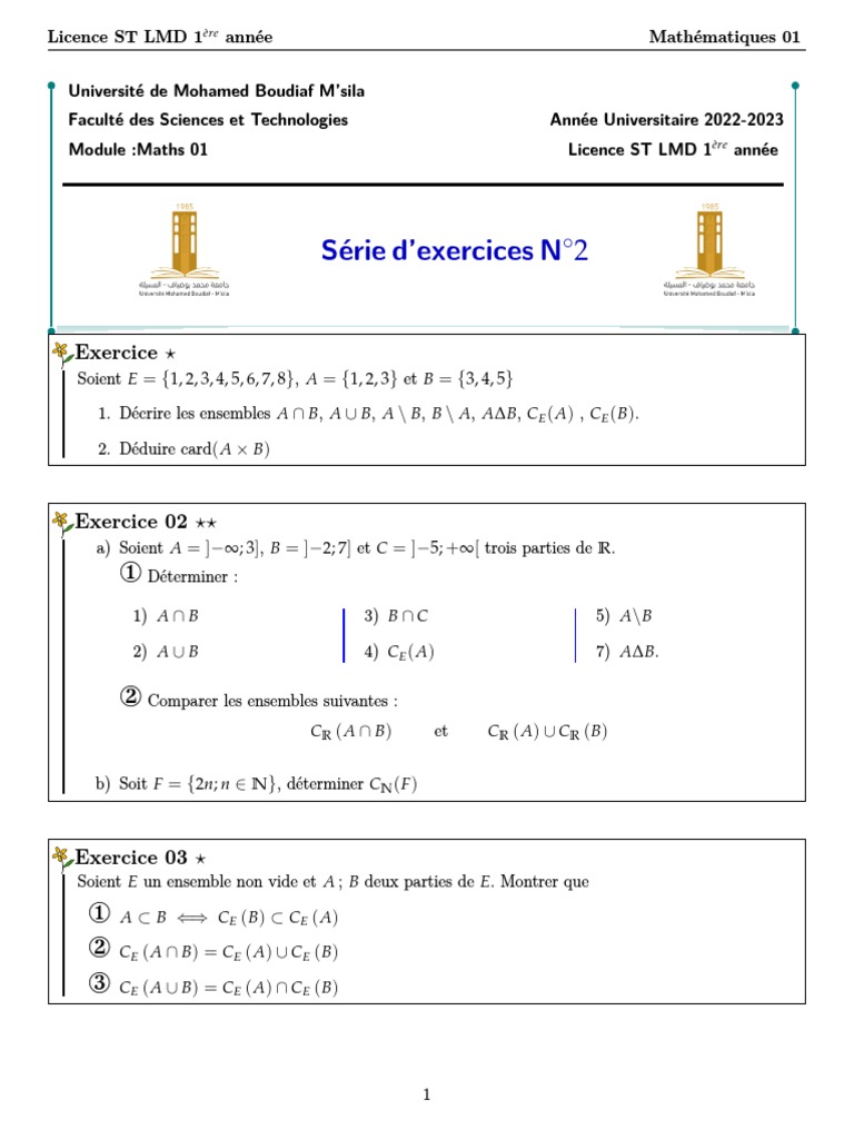 TD02 | PDF | Analyses | Fonctionnalités et modélisations