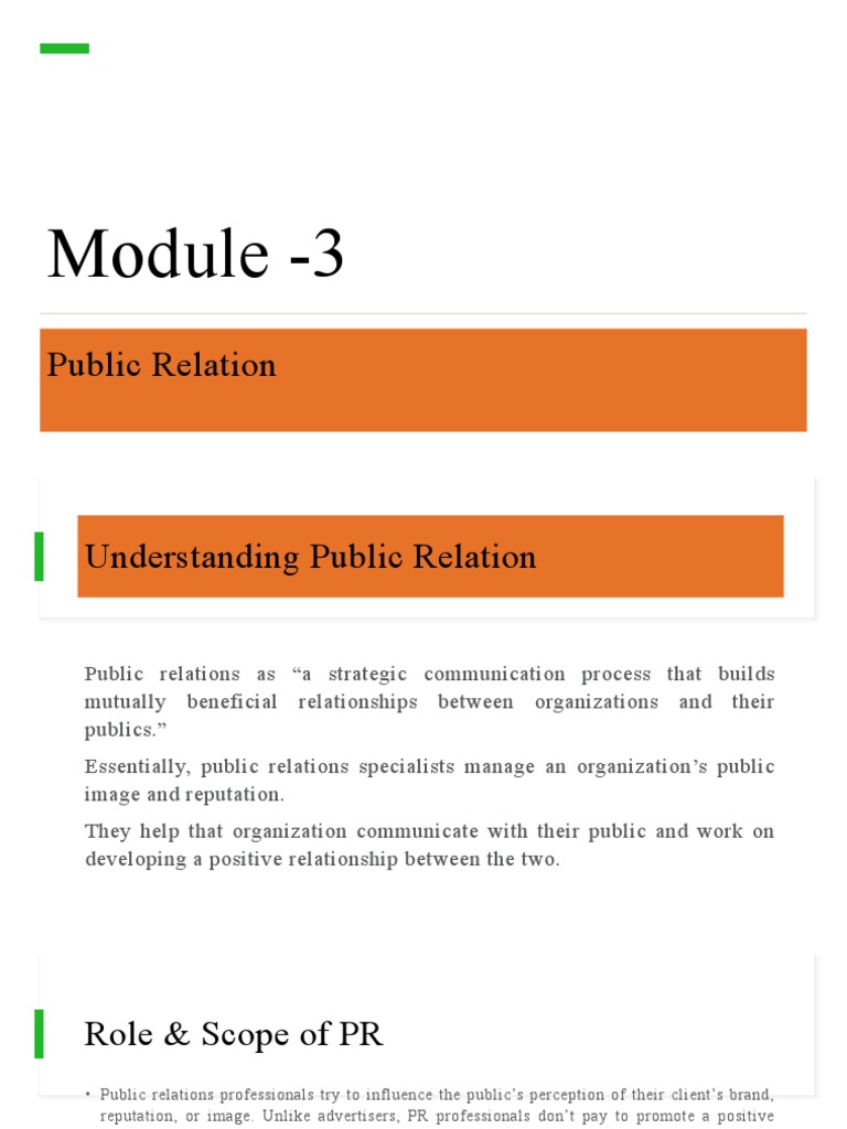 Module - 3 | PDF | Public Relations | Crisis Management