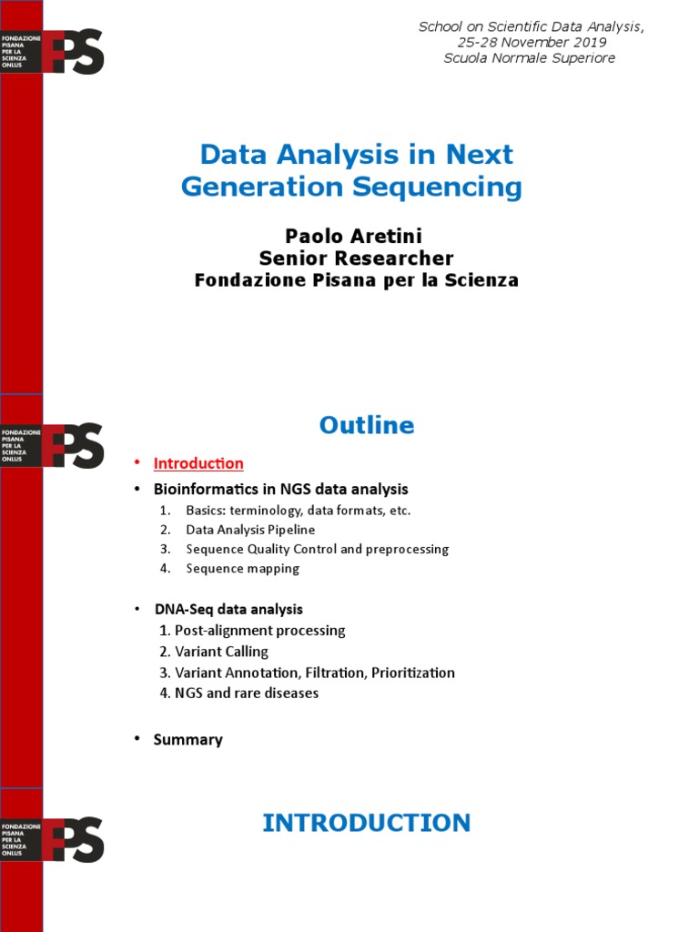 NGS Data Analysis Overview and Pipeline | PDF | Dna Sequencing ...