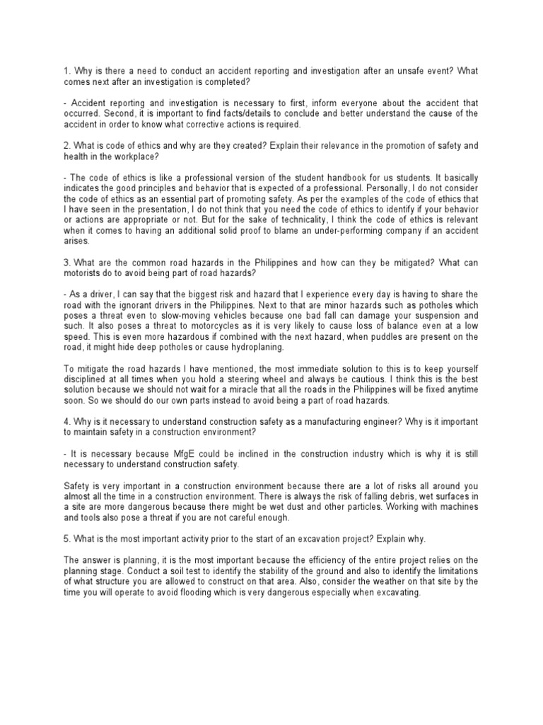 FME1 | PDF | Safety | Hazards