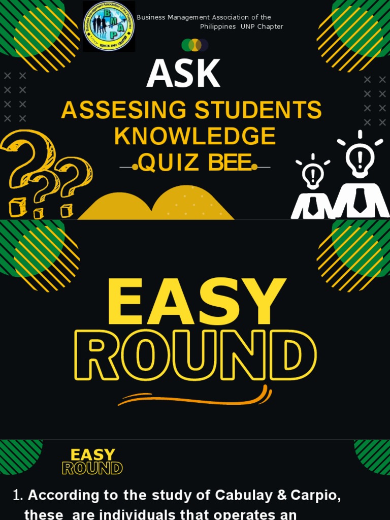 Grade 6 HRM Quiz Bee Questions | PDF | Human Resource Management ...