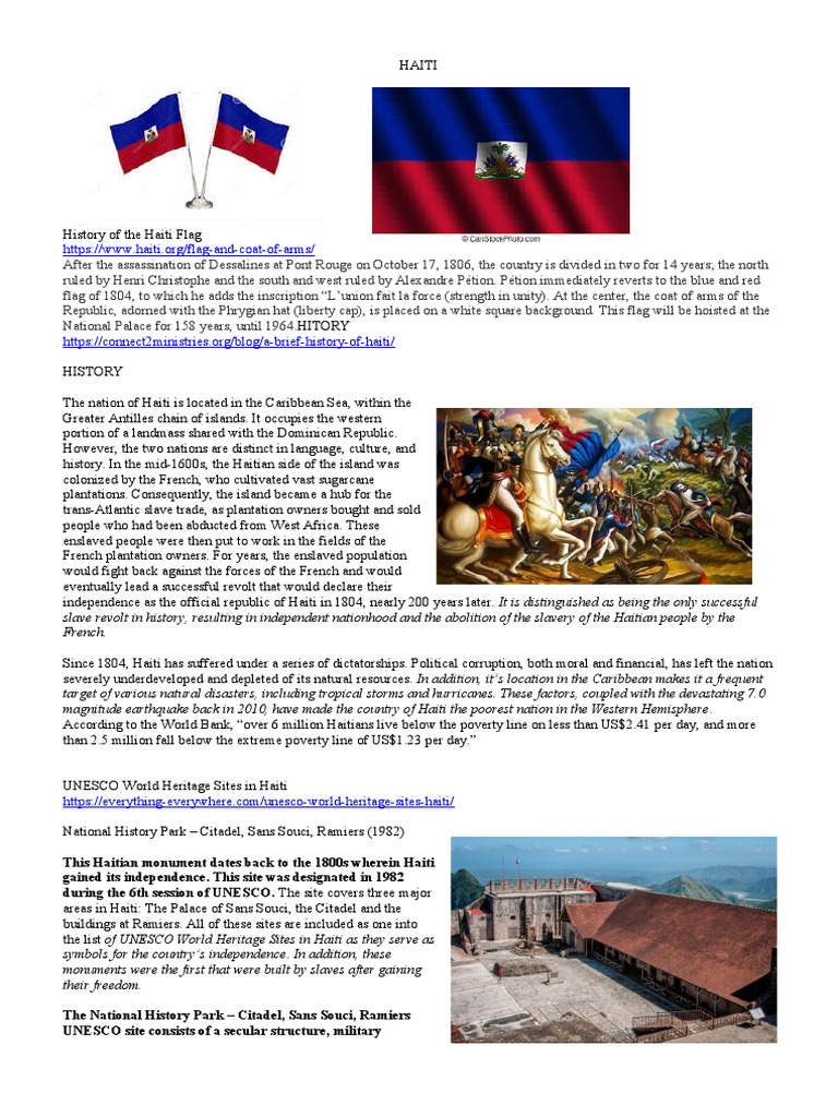 HAITI | PDF | Haiti | Haitian Vodou