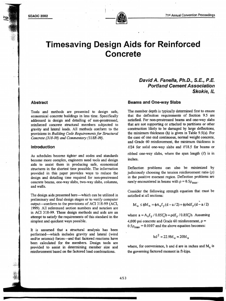 Concrete Design Aids | PDF