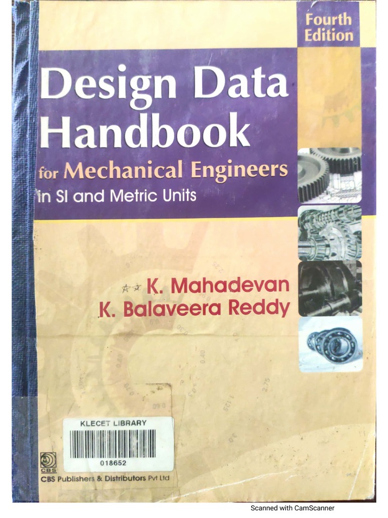 K. Mahadevan - K. Balaveera Reddy - Design Data Handbook For Mechanical ...