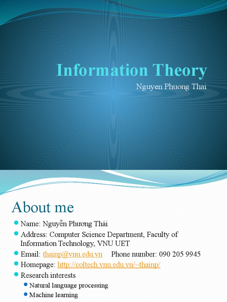 Lecture 1 - Introduction | PDF | Code | Information Lecture 1 - Introduction | PDF | Code | Information