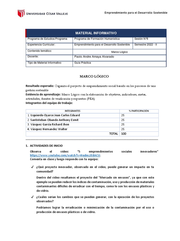 Emprendimiento Social Sostenible | PDF | Reciclaje | Residuos