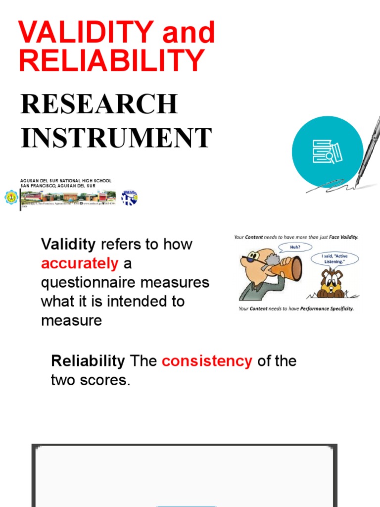 Research Instrument | PDF