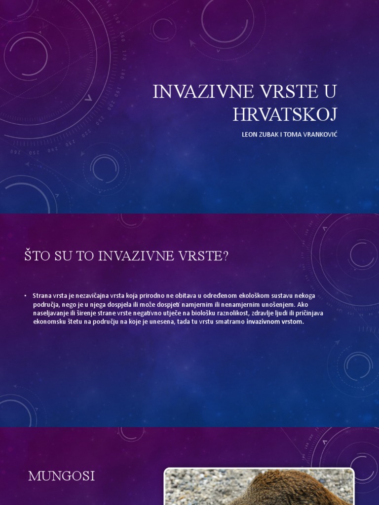 Invazivne Vrste U Hrvatskoj | PDF