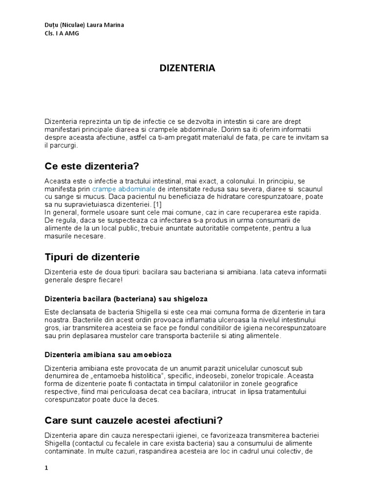 Dizenteria | PDF