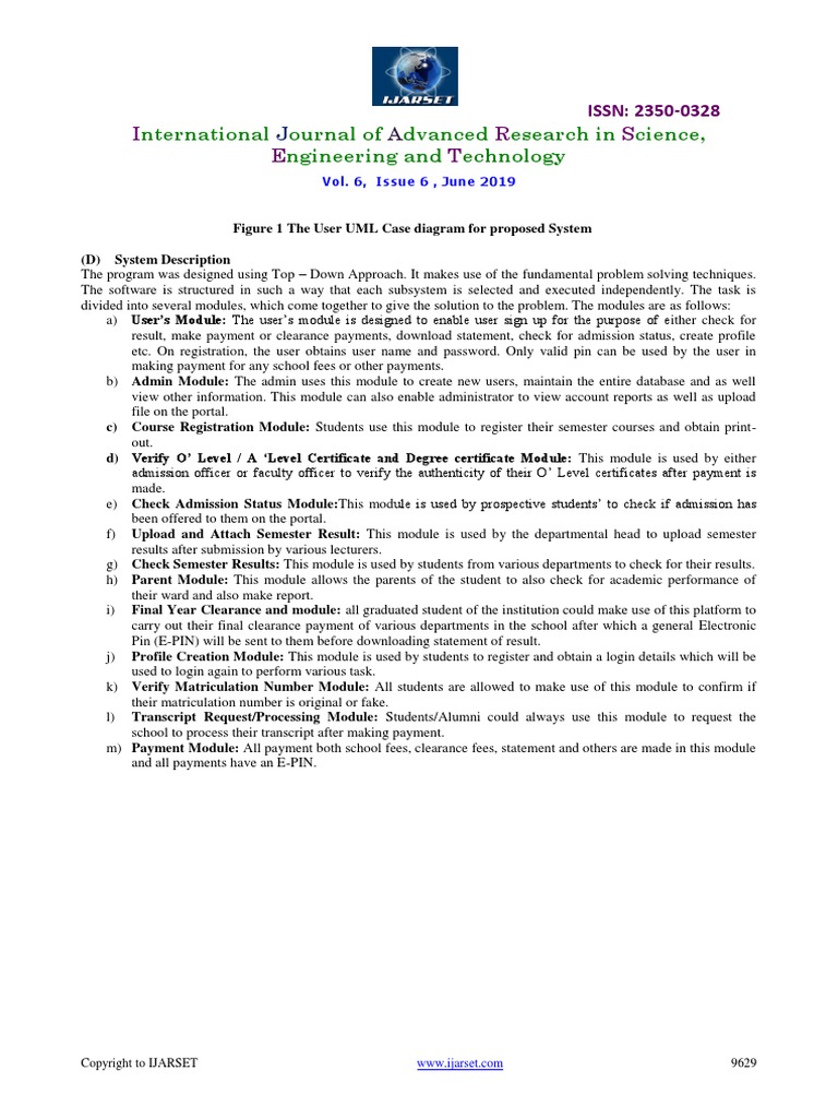 Web Based Students Record Management | PDF | User (Computing) | System