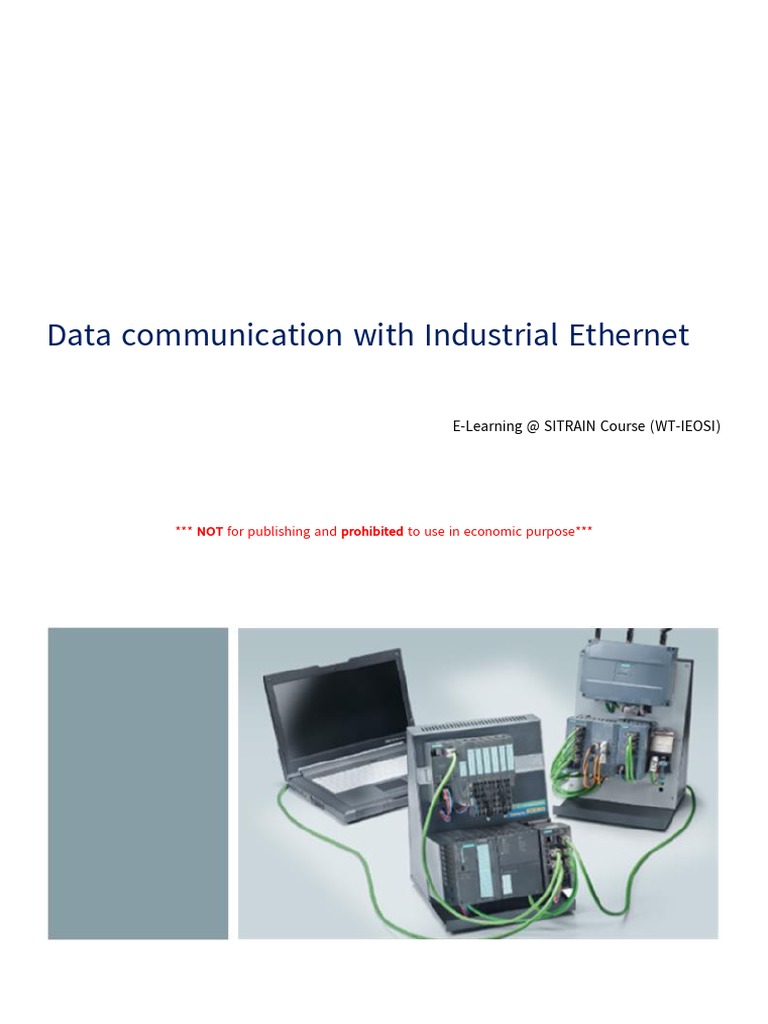 Data Communication with Industrial Ethernet | PDF | Osi Model | Network ...
