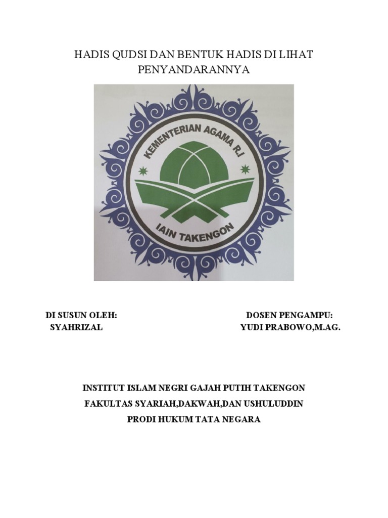 Memahami Hadis Qudsi dan Jenisnya | PDF