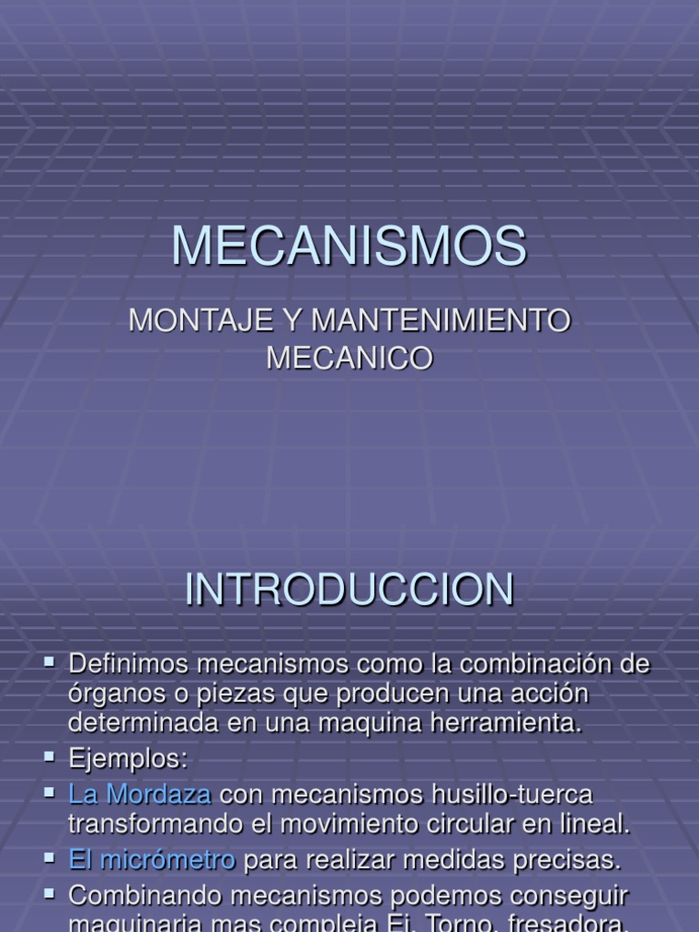 MECANISMOS | PDF | Embrague | Engranaje