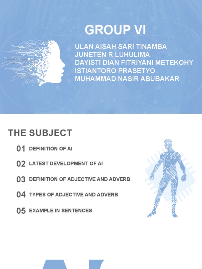AI (Artificial Intelligence) | PDF | Adverb | Adjective