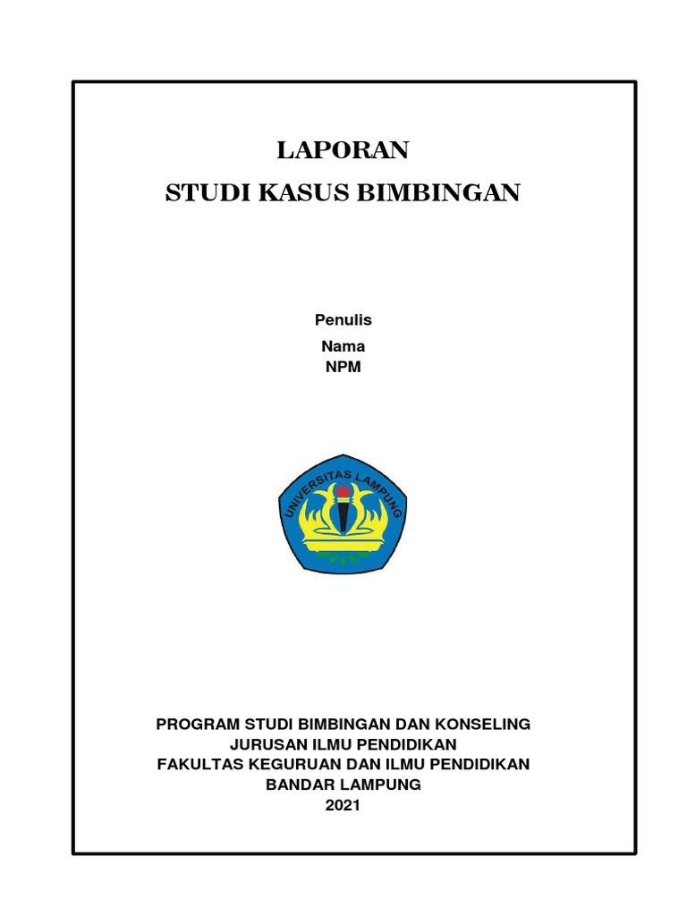 Laporan Studi Kasus Bimbingan | PDF