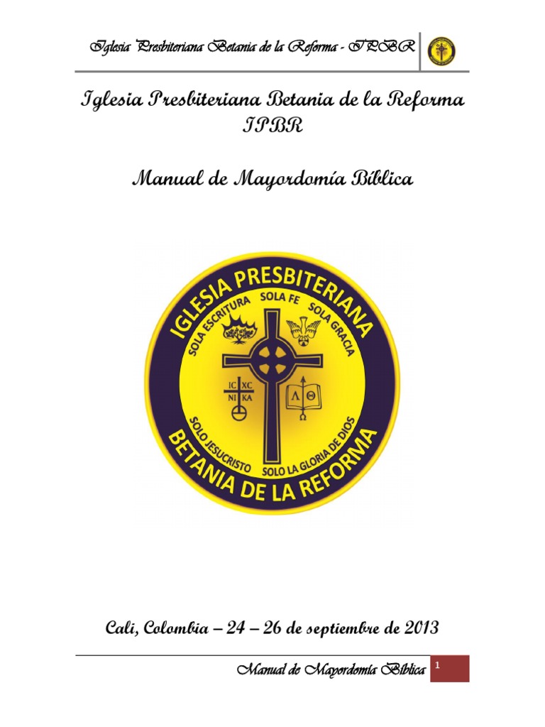 Manual de Mayordomía Bíblica IPBR | PDF | Diezmo | Abrahán