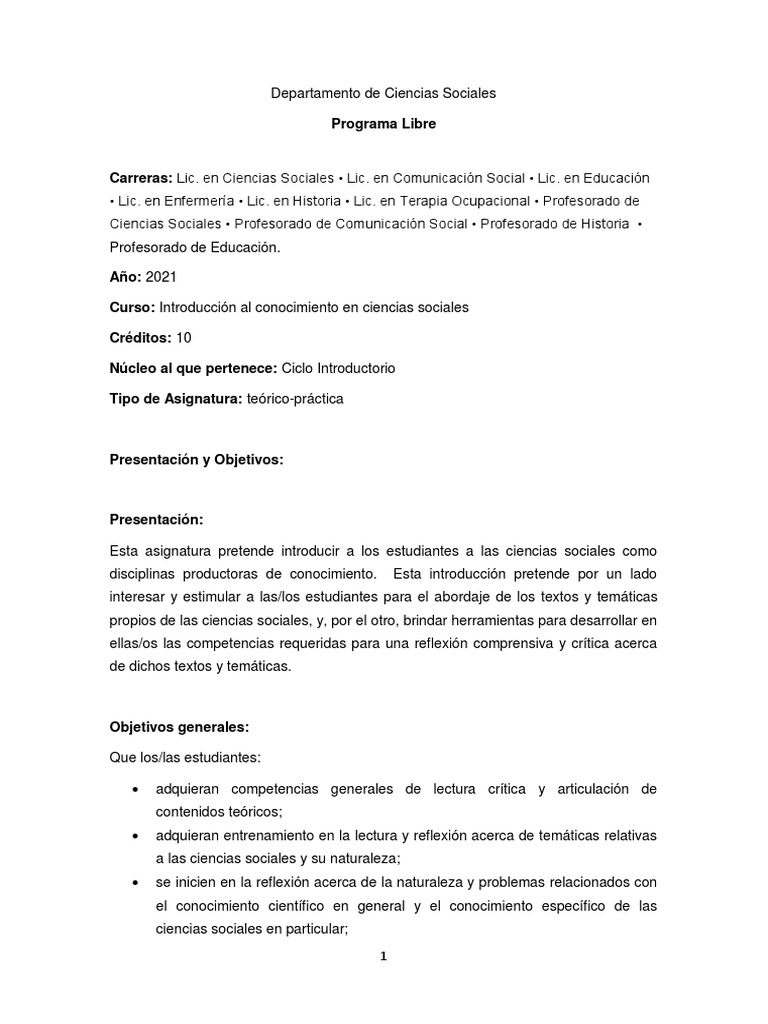 Programa Libre | Download grátis PDF | Conocimiento | Ciencias Sociales