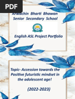 Class 12 English Project 2024 2025 | PDF