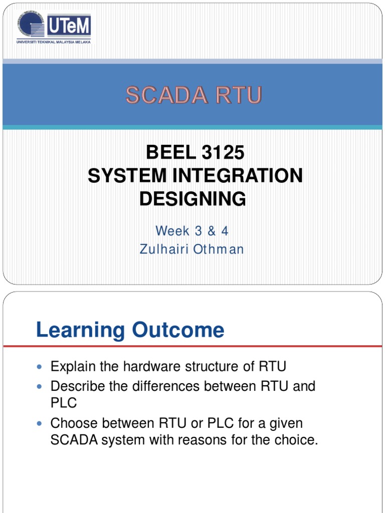 BL3125 RTU 2223 v1 | PDF | Programmable Logic Controller | Scada