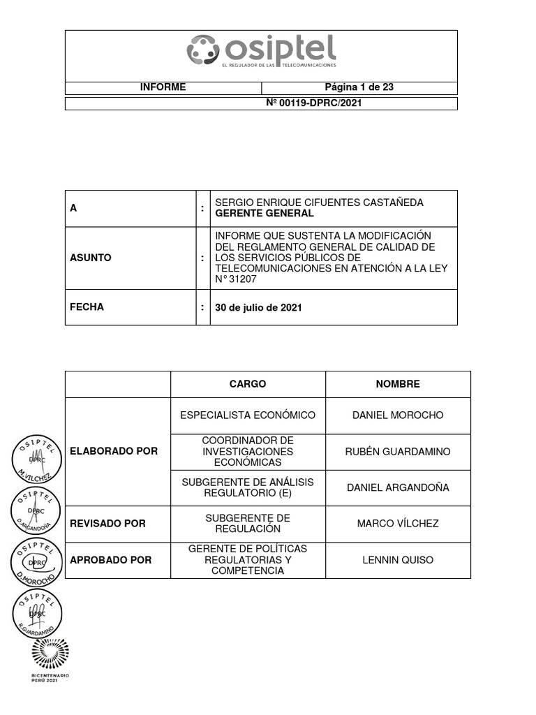 Informe119 DPRC 2021 | PDF | Internet | Telefonía móvil