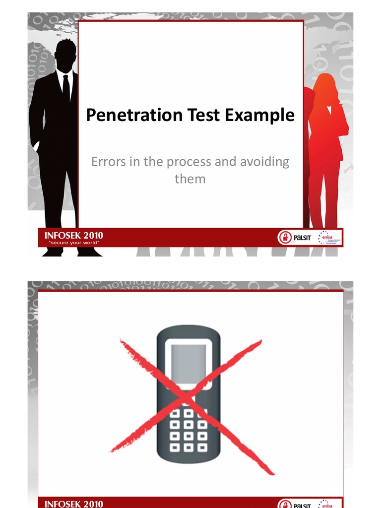 INFOSEK2010 Presentation Penetration Test Example | PDF | Penetration ...