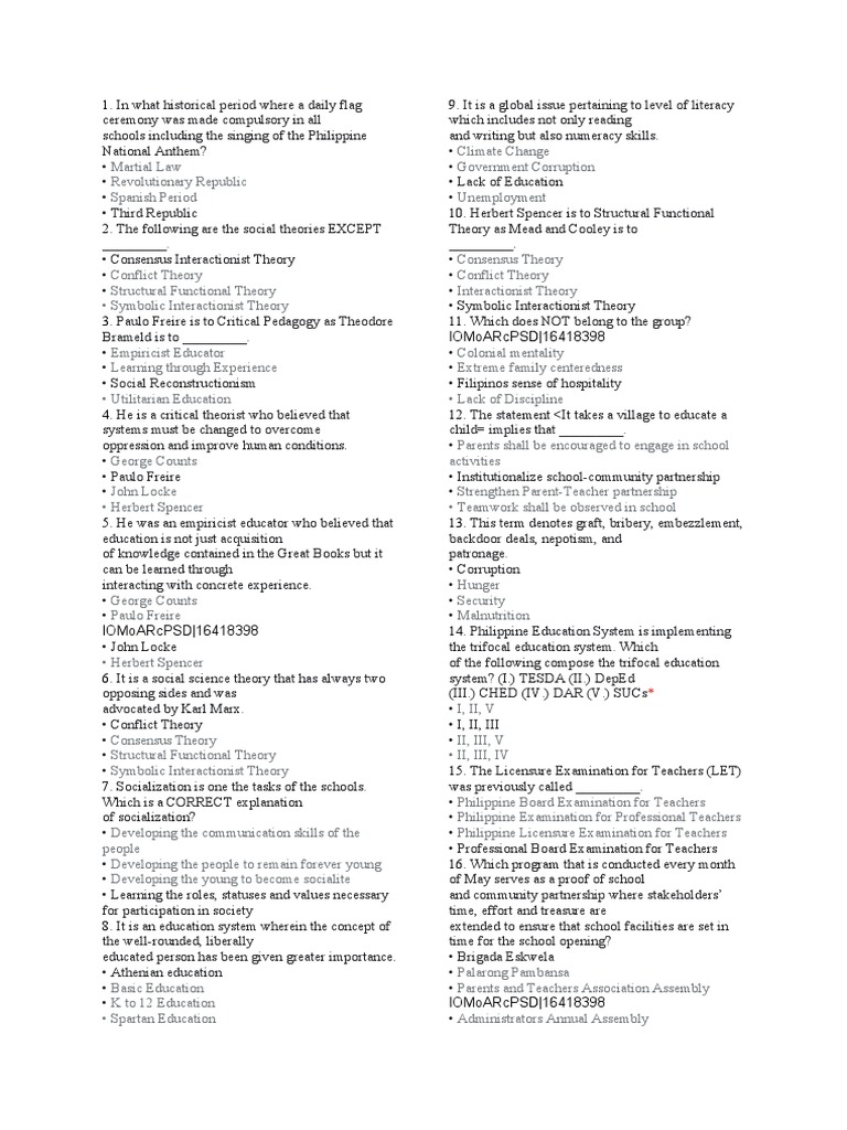 Prof Ed Print | PDF | Teachers | Learning