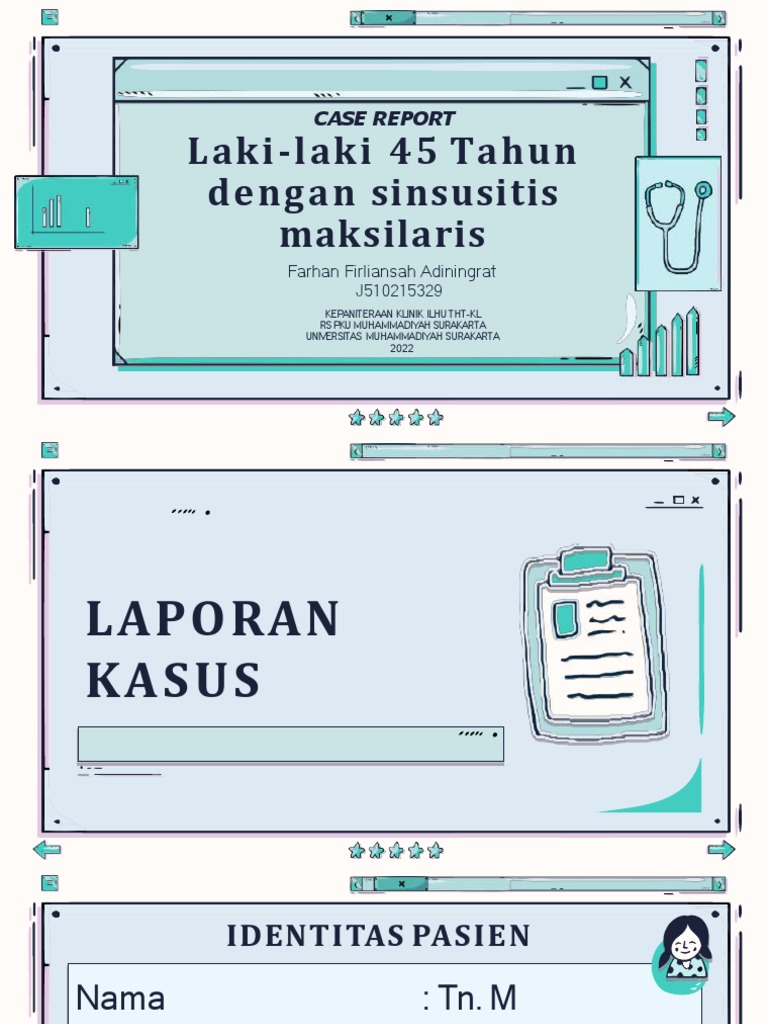Laporan Kasus Sinusitis Maksilaris | PDF