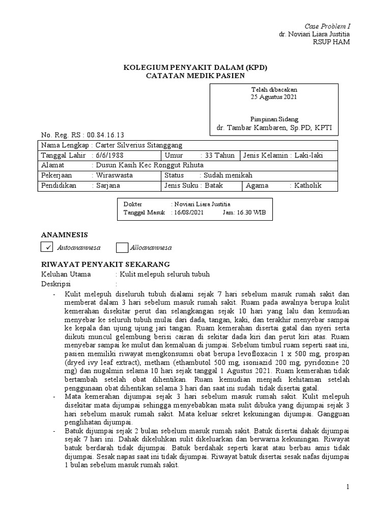 Case Problem I - Noviari Liara Justitia | PDF