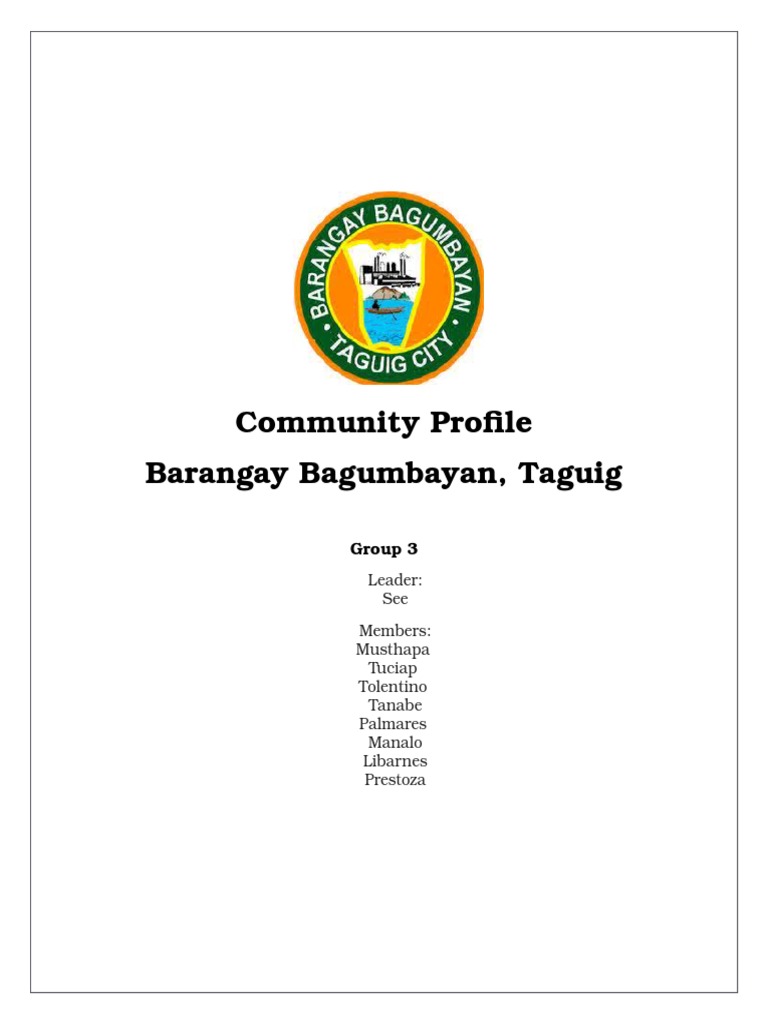 Community Profile | PDF | Economies
