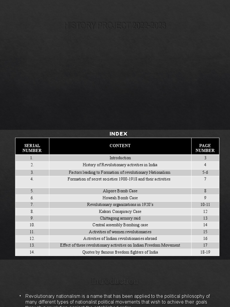 History Project | PDF | Independence Movements | Politics Of India