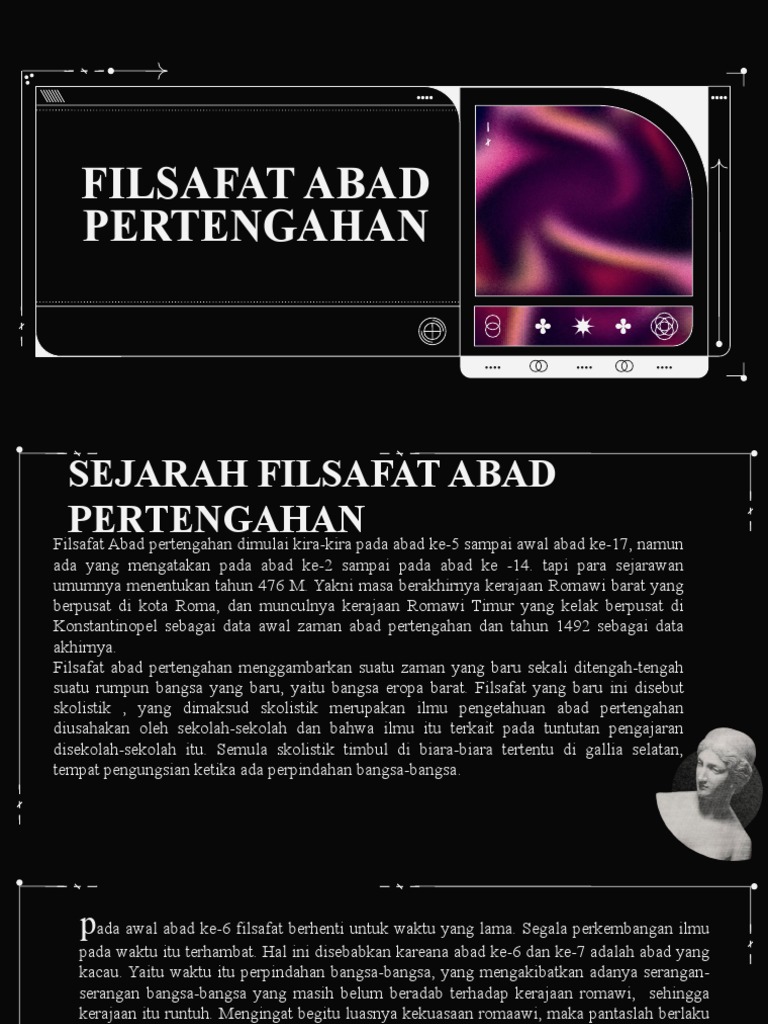 Filsafat Abad Gelap Kel.4 | PDF | Klasik