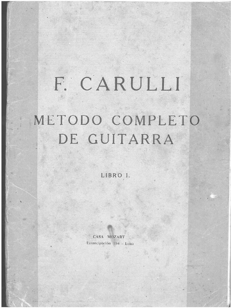 Carulli Libro 1 | PDF