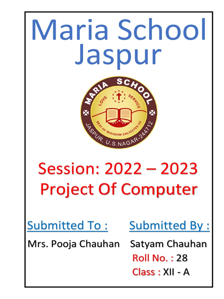 Computer Project Satyam | PDF | Career & Growth | Social Science
