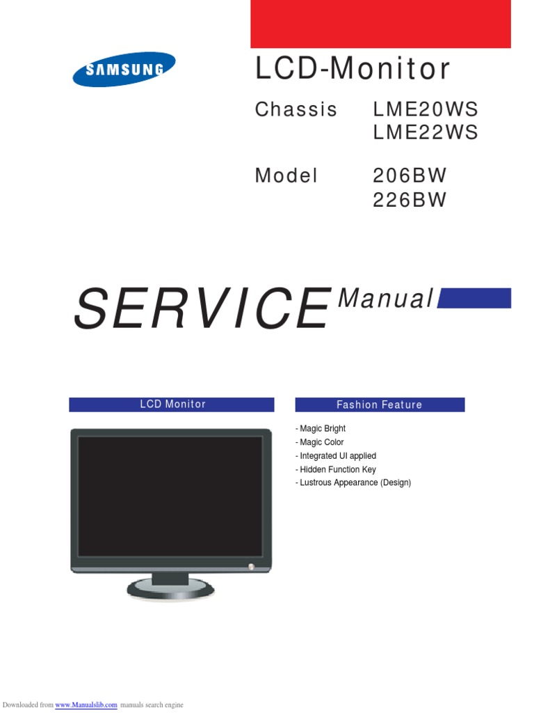226 BW | PDF | Display Resolution | Computer Monitor