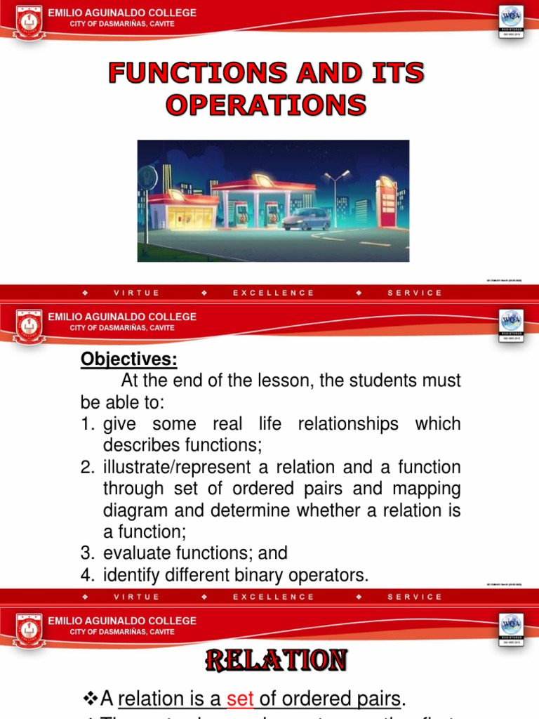 Functions Its Operations | PDF | Function (Mathematics) | Multiplication