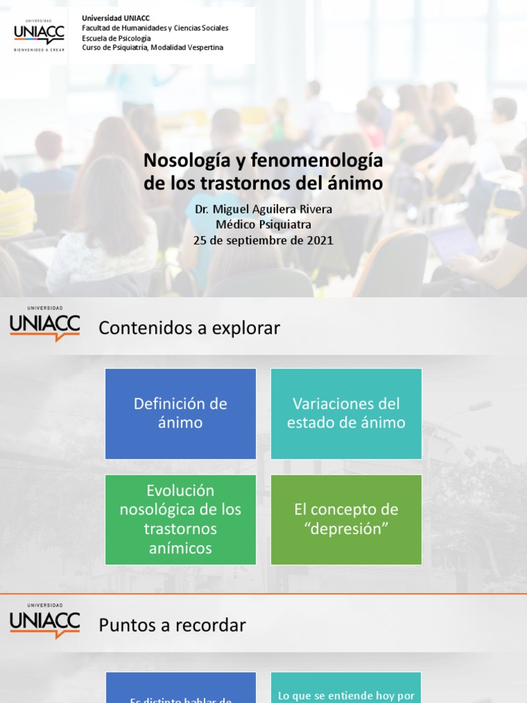 NosologiÌ A y Fenomenologiì A de Los Trastornos Del Aì Nimo-2 | PDF | Depresión (estado de ánimo ...