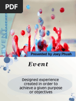Event Management - Presentations | PDF | Target Audience | Advertising
