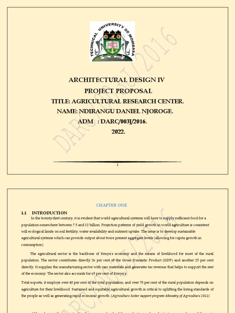 Arc Proposal (Ndimwa) | PDF