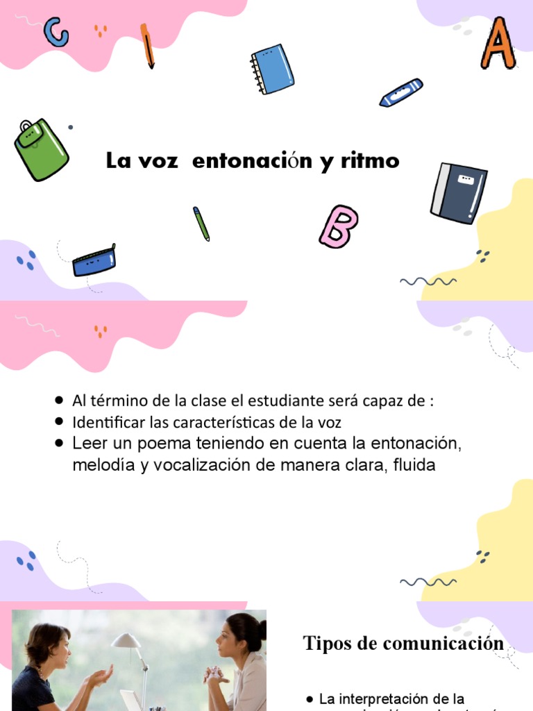Entonación y Ritmo en la Voz | PDF | Lengua española | Ritmo