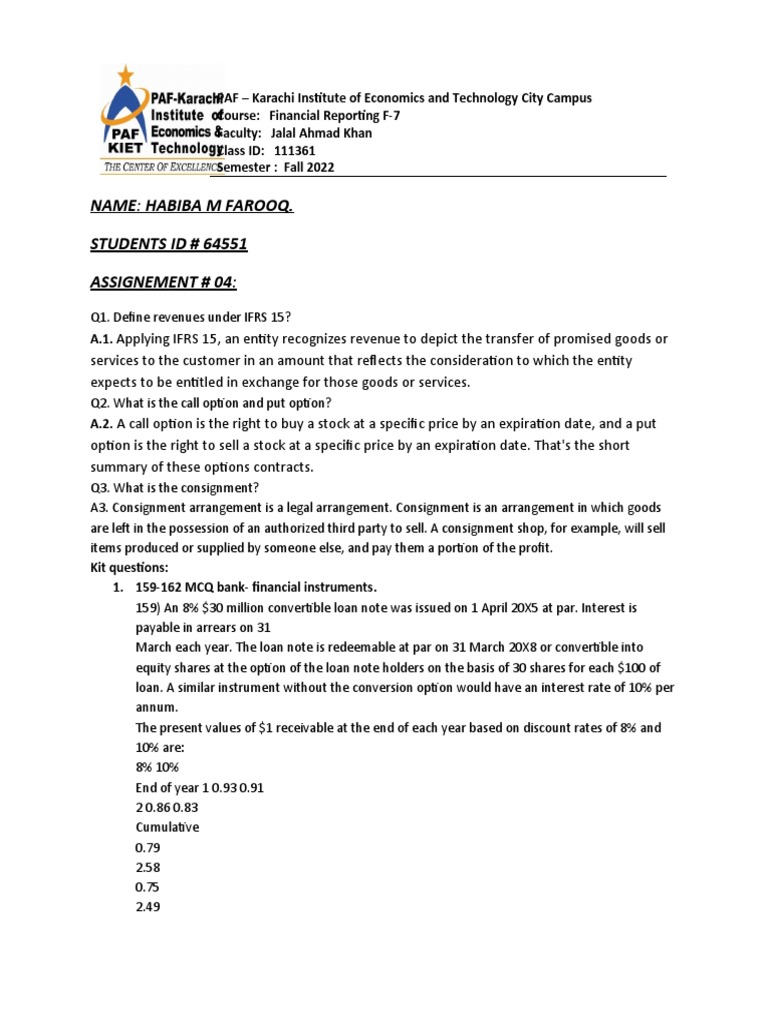 Assignments 4 | Download Free PDF | Debt | Interest