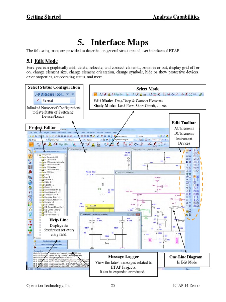 ETAP 14 User Interface Guide | PDF | Menu (Computing) | Computer Science
