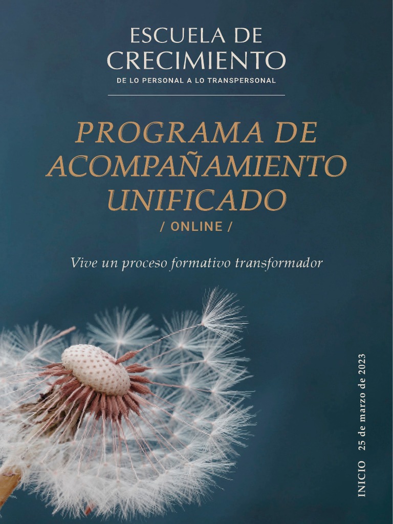 Programa Acompañamiento Transpersonal | PDF | Psicoterapia | Mente inconsciente