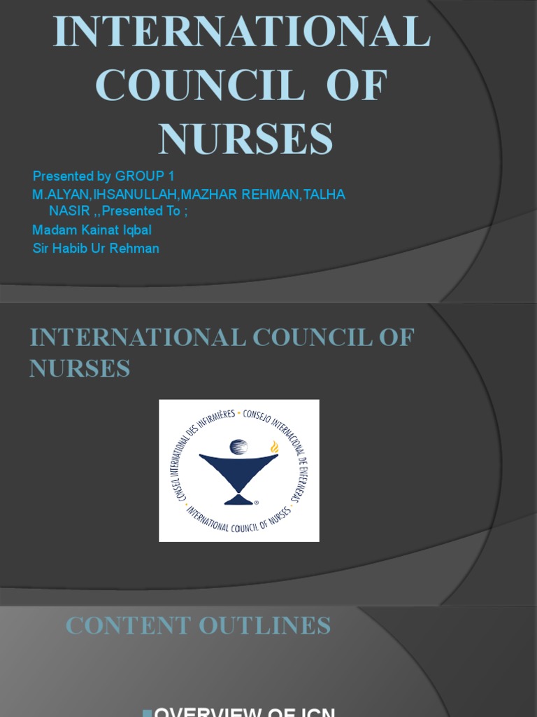 Overview of the International Council of Nurses: Aims, Structure and ...