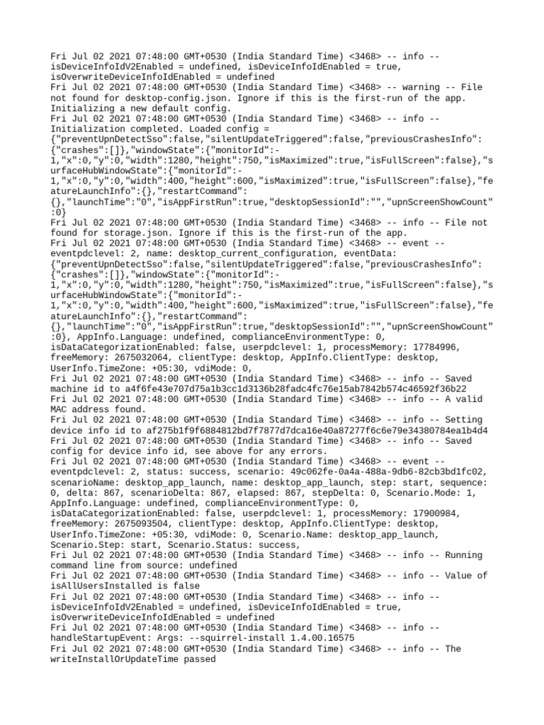 Logs | PDF | Window (Computing) | Information Technology Management