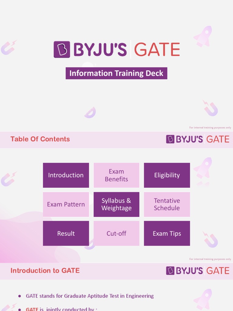 2.) GATE Information | PDF | Engineering | Science