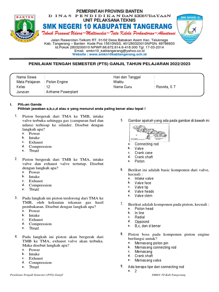 Soal PTE 12 AP | PDF