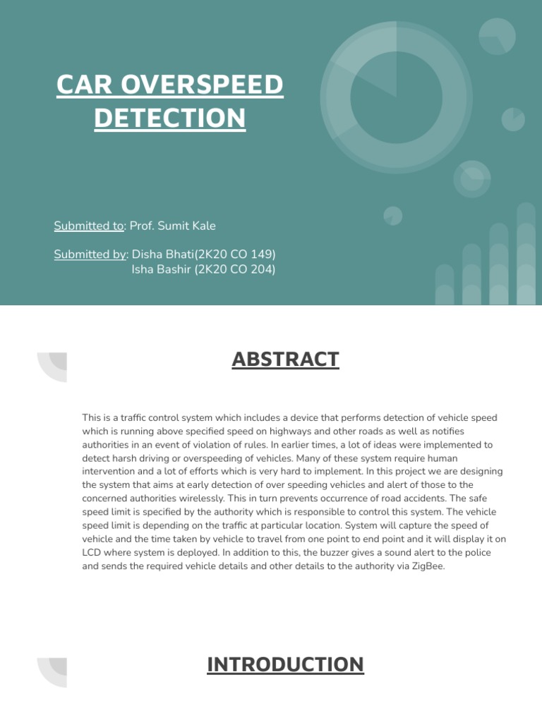 Car Overspeed Detection Project | PDF | Global Positioning System ...