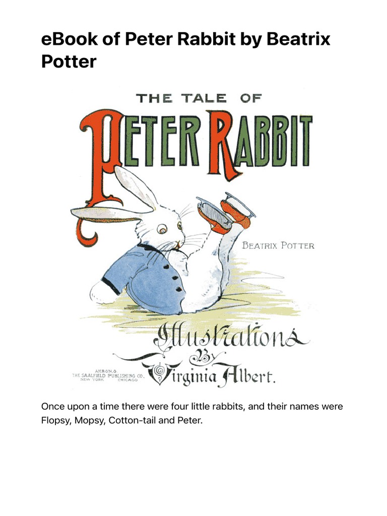 Ebook of Peter Rabbit by Beatrix Potter | PDF | Mr. Mc Gregor