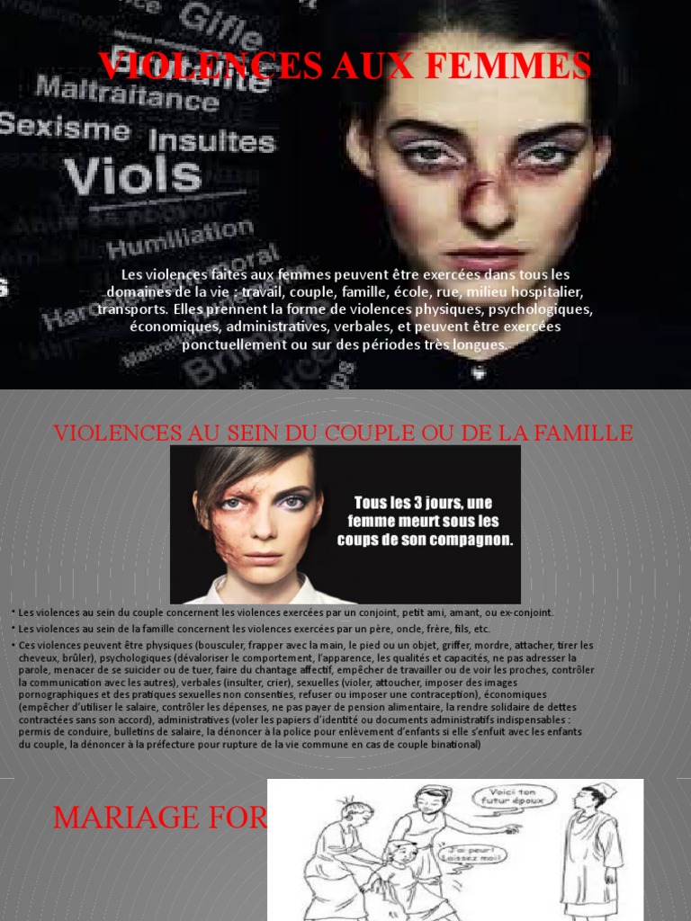 Violences Femme | PDF | Agression sexuelle | Viol